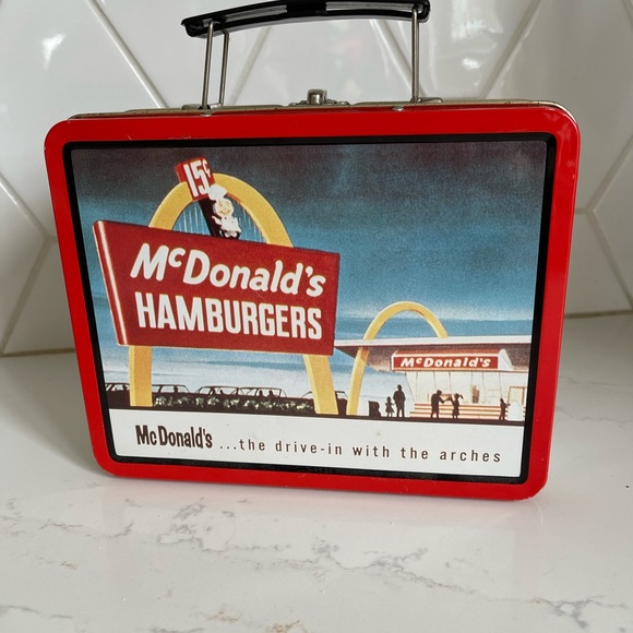 McDonald's | Kitchen | Vintage 998 Mcdonalds Hamburgers Lunch Box Very ...